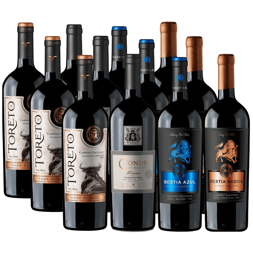 Pack 12 vinos| Reserva Carmenere al mejor precio| 750cc , Bestias Wines ...